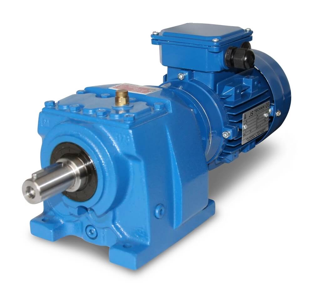 Helical geared motors 002 90S 1.5 kW 411 rpm